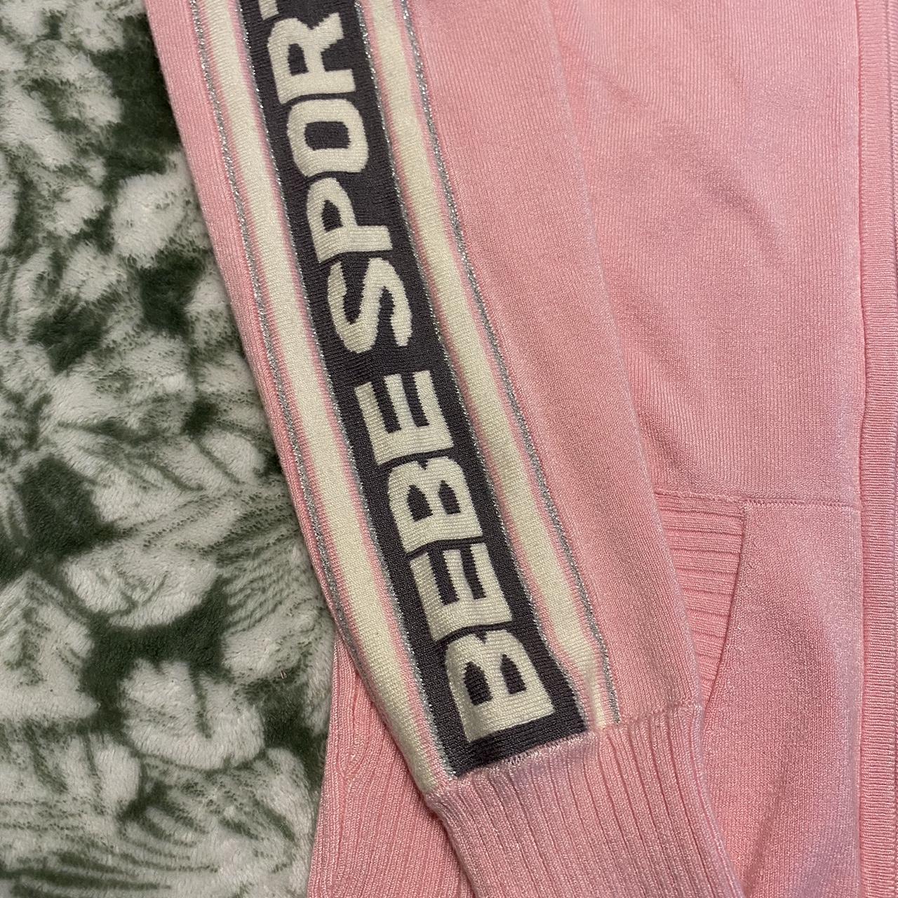 Super cute pink bebe sport sweater. In good... - Depop
