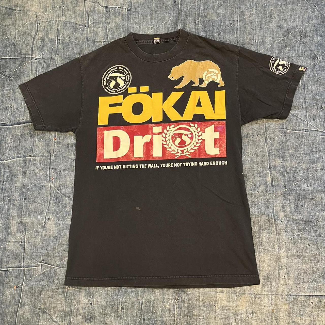 Retro Y2K Fokai T-shirt Mens Size Medium ☑️ Great... - Depop