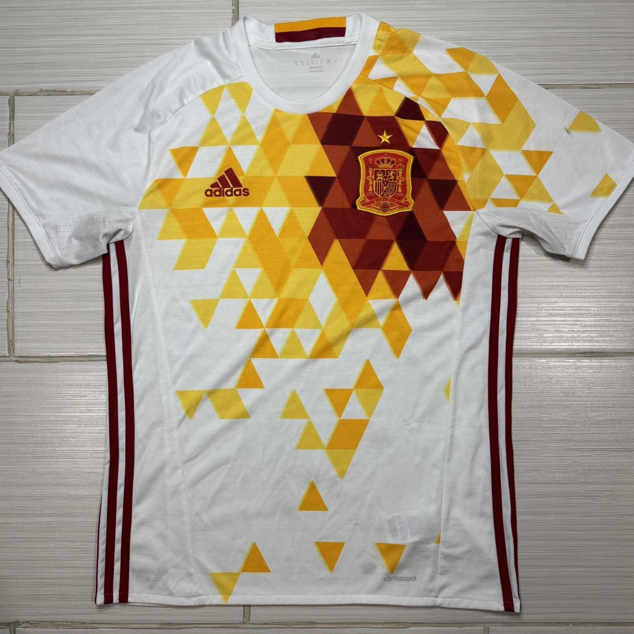 Spain 2016 Away kit Men’s size medium Adidas Soccer... | Depop