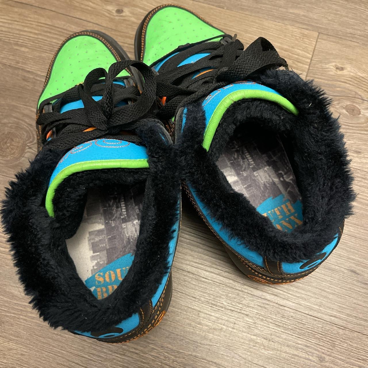 Y2K Osiris South Bronx Multicolor Skate Shoes Size... - Depop