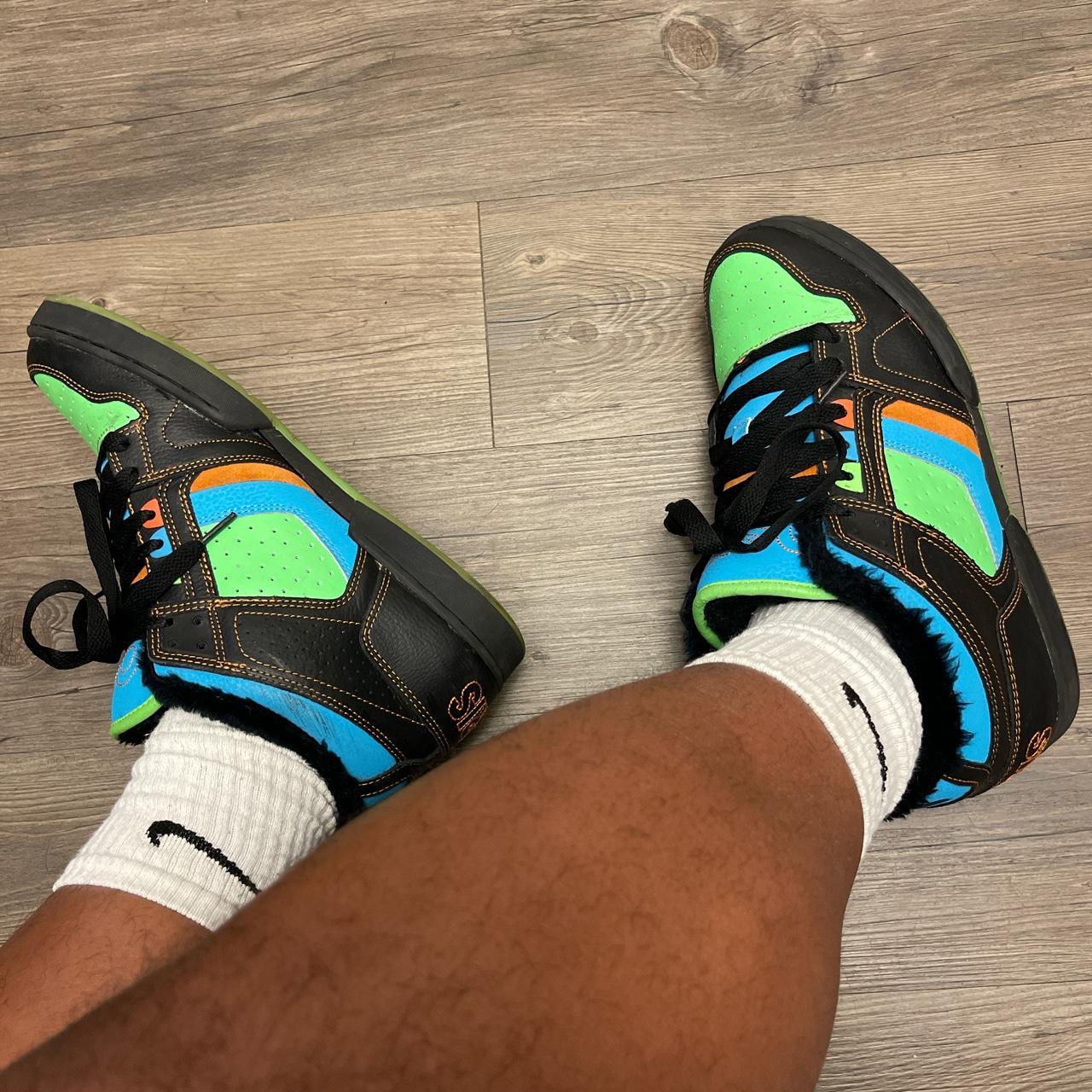 Y2K Osiris South Bronx Multicolor Skate Shoes Size... - Depop