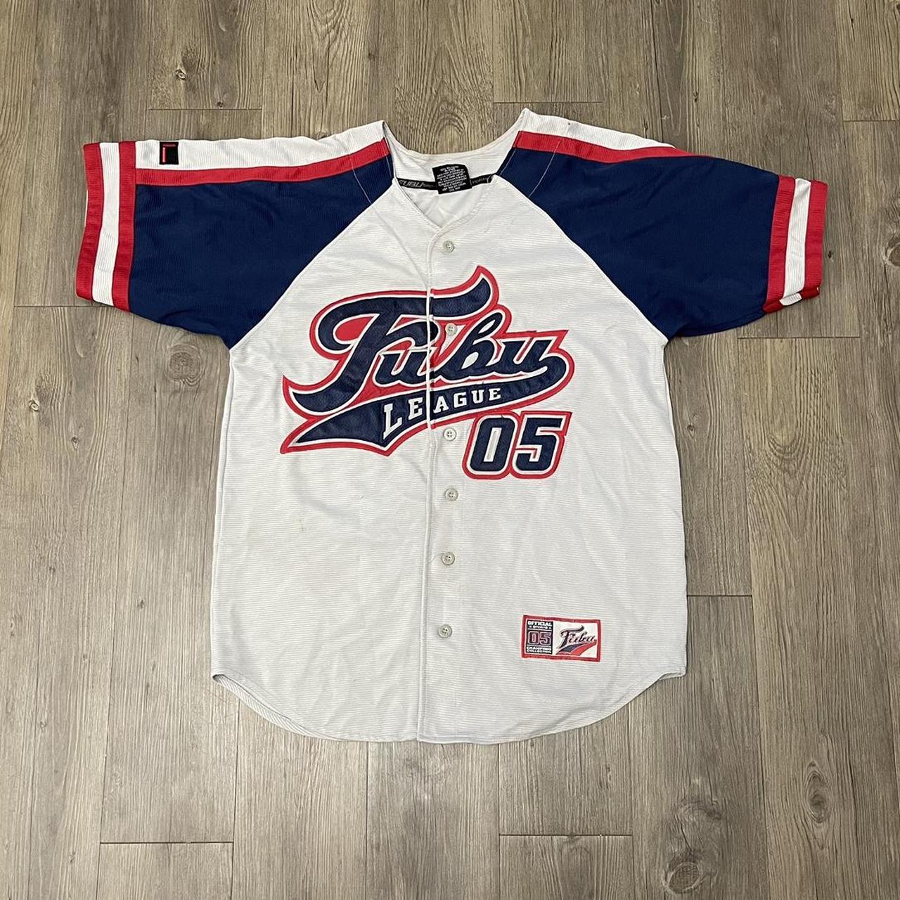 Vintage FUBU 05 Baseball Jersey Size... | Depop