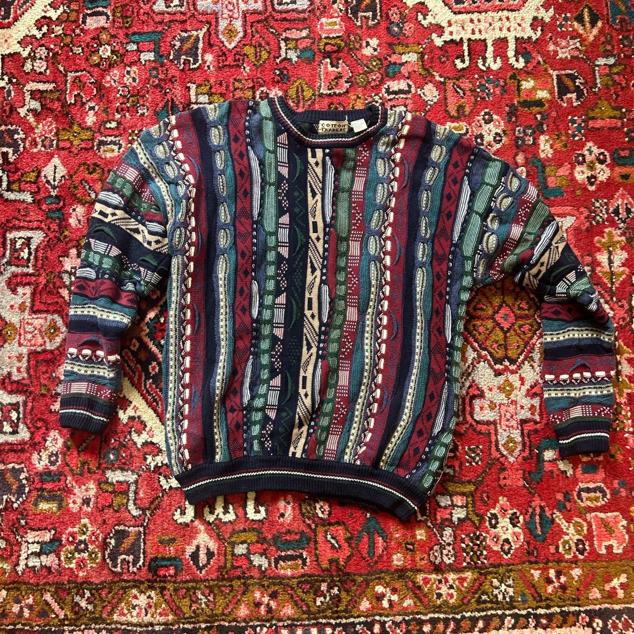 Cotton Traders large funky sweater - Depop