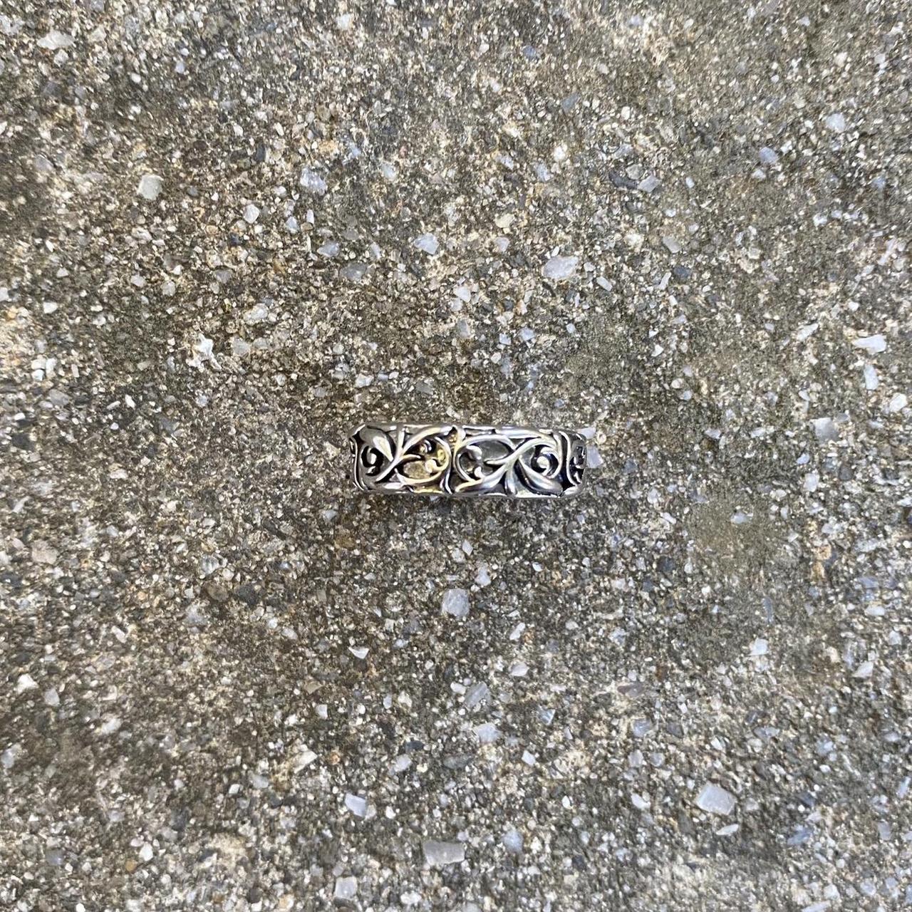 Chrome hearts inspired silver ring Amazing quality... - Depop