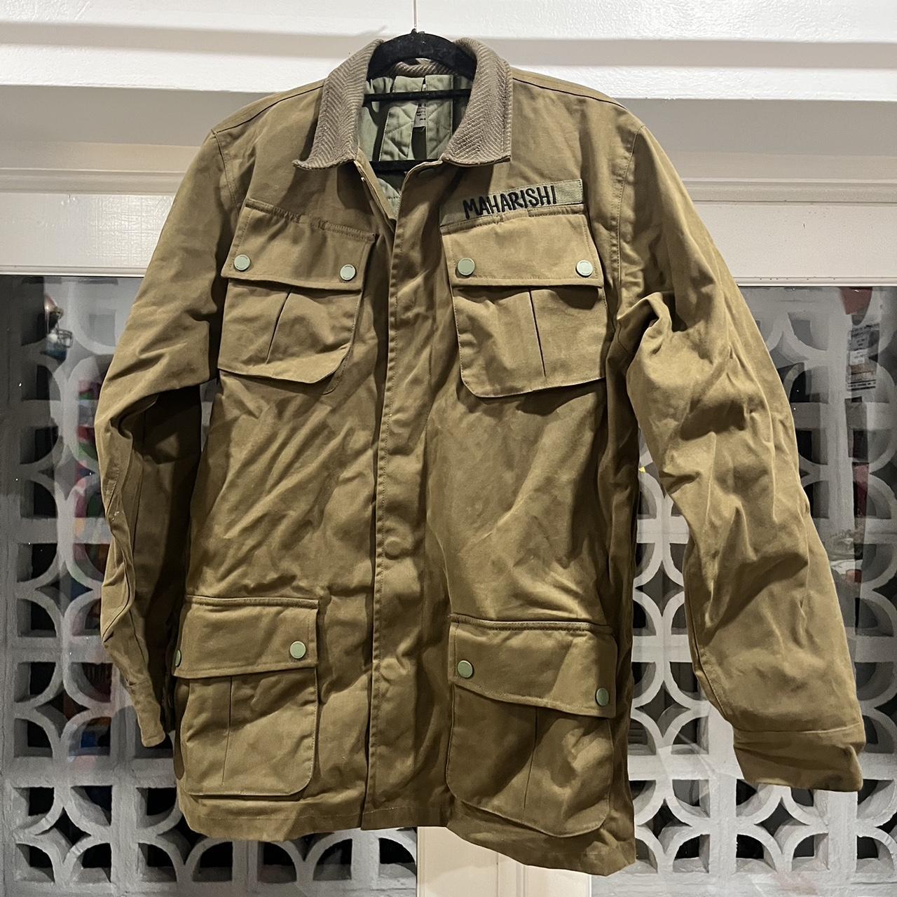 Maharishi Waxed Military Jacket - Depop