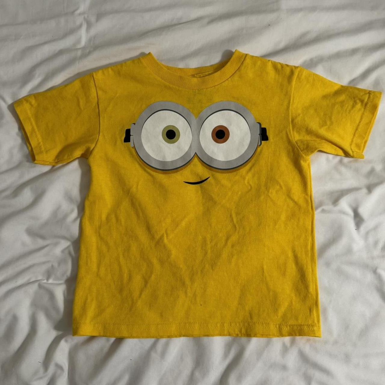 Cutest minion baby tee looks more neon yellow in... - Depop