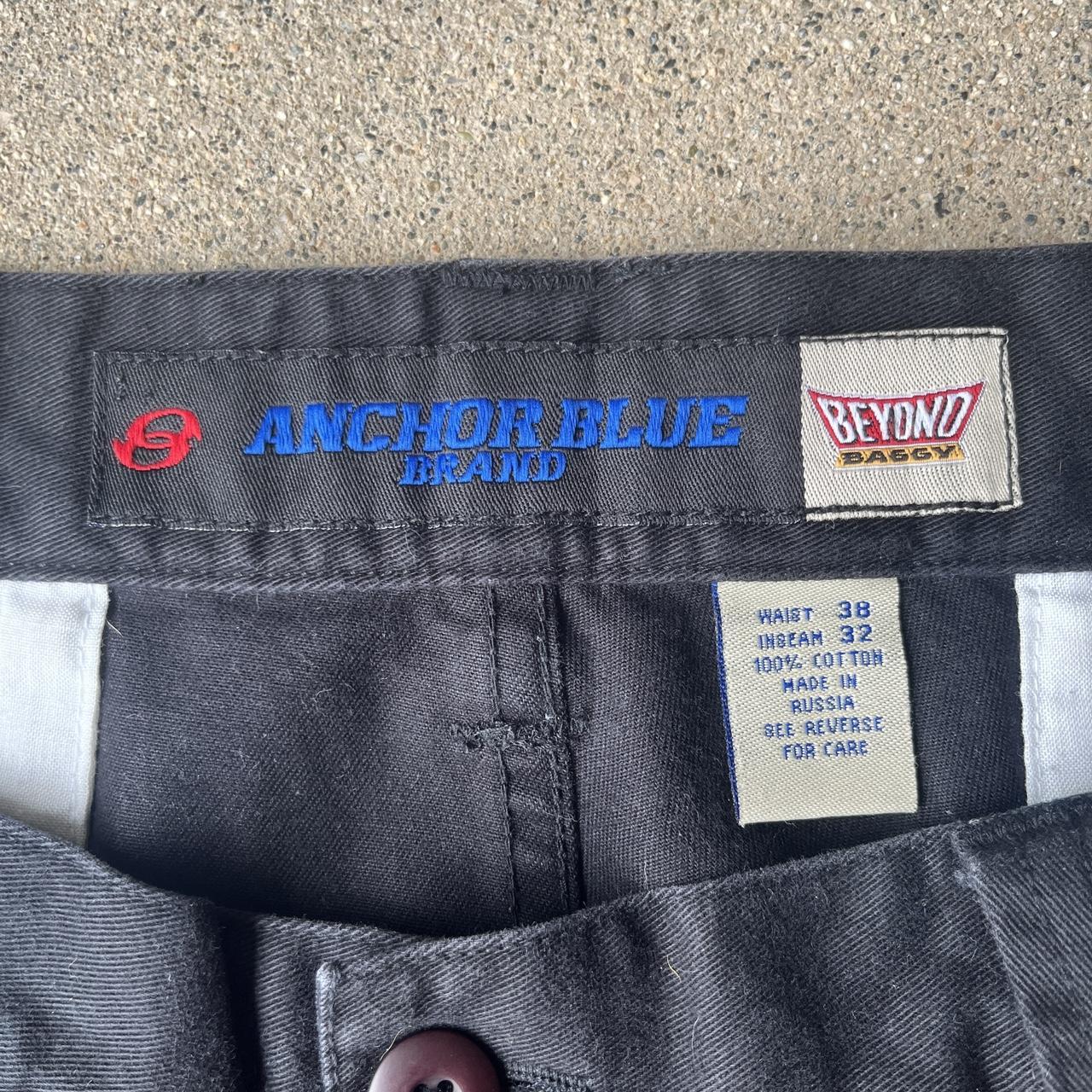 Anchor blue beyond baggy pants Size: 38 Super baggy... - Depop