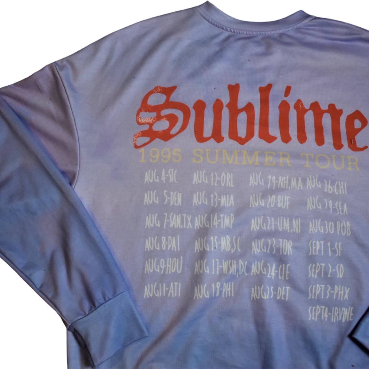 Sublime '95 Summer Tour Light Crew Neck This crew... - Depop
