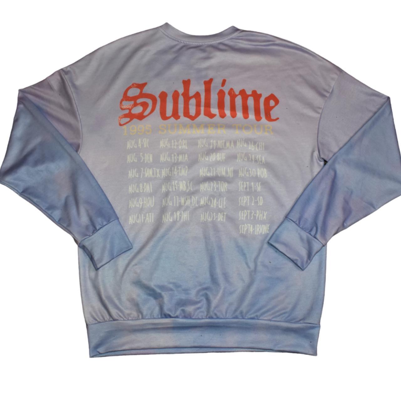 Sublime '95 Summer Tour Light Crew Neck This crew... - Depop