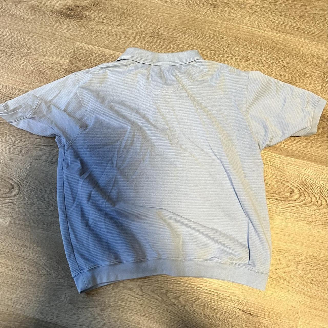 - Light Blue David Taylor Tshirt - Says large but... - Depop
