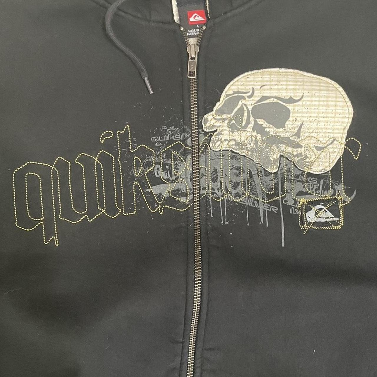 quicksilver zip up large - Depop