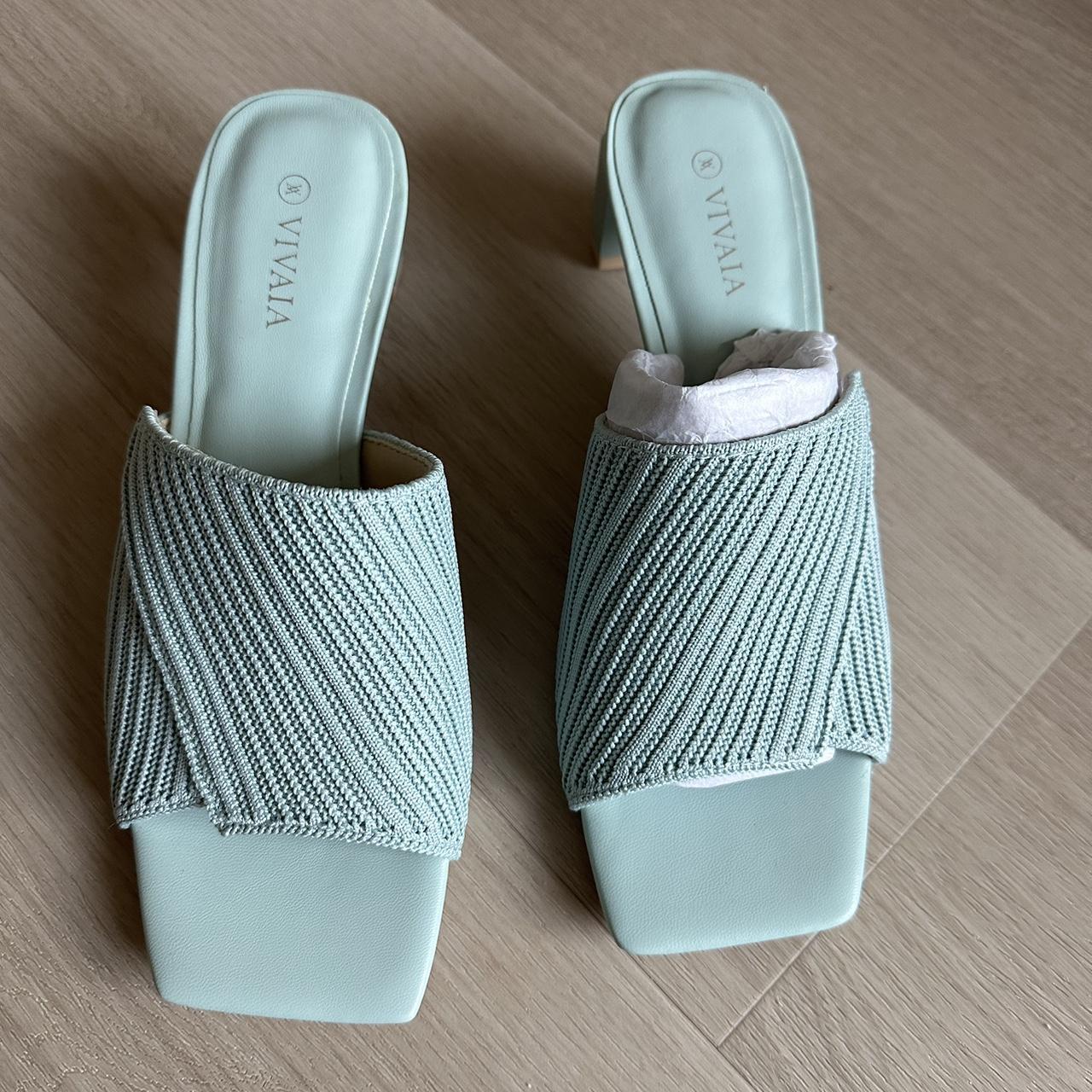 New with box - never worn - Vivaia heel mule sandal.... - Depop