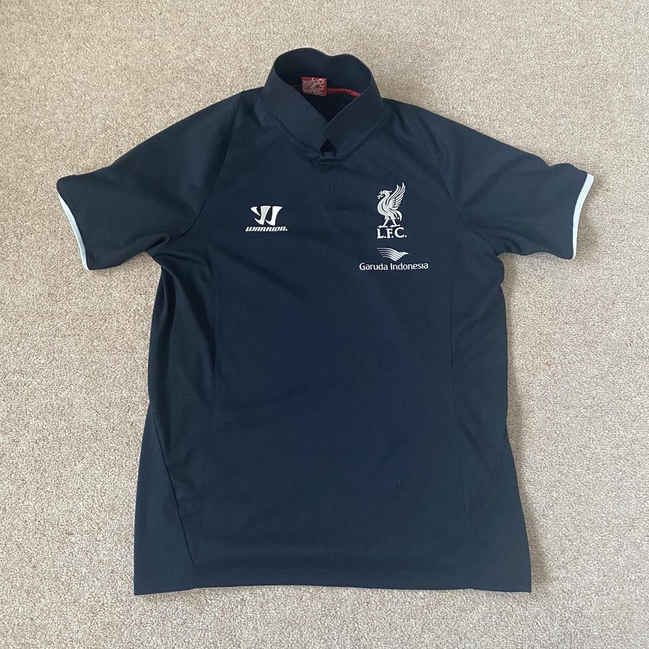 Mens black Warrior Liverpool sports polo shirt. UK... - Depop