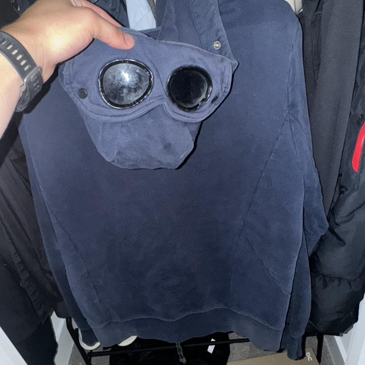 Blue cp zip up with goggles on hood can find it and... - Depop