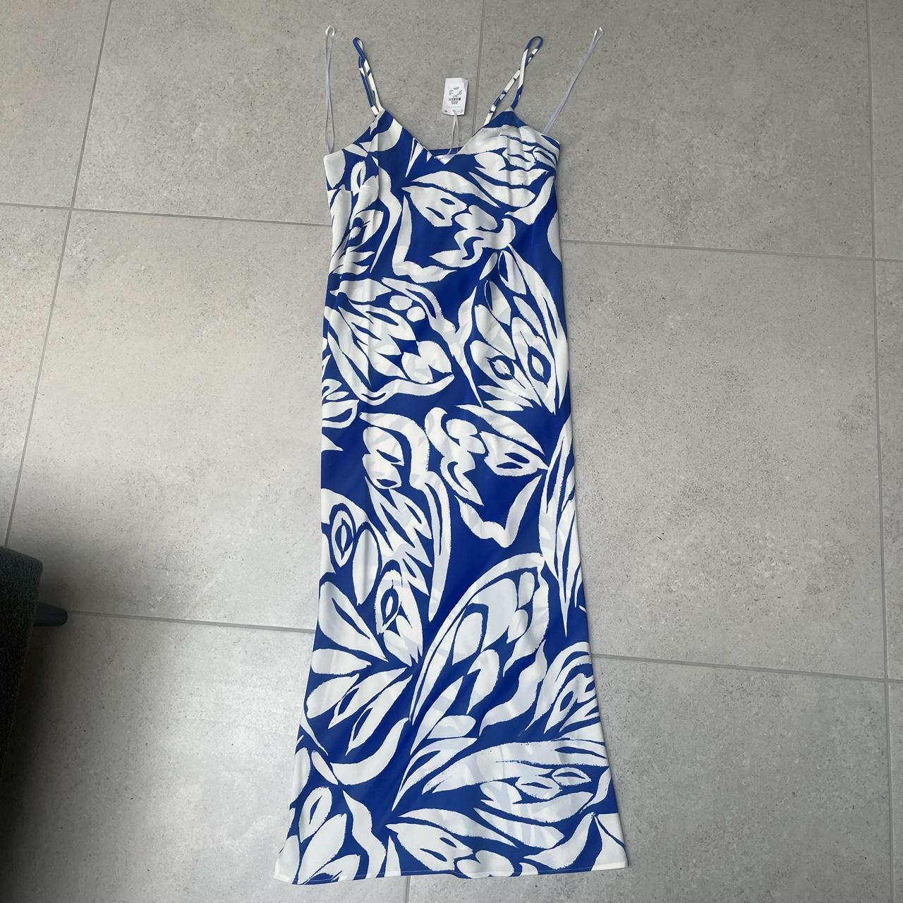 Primark satin midi dress. Size 6. Never been worn... - Depop