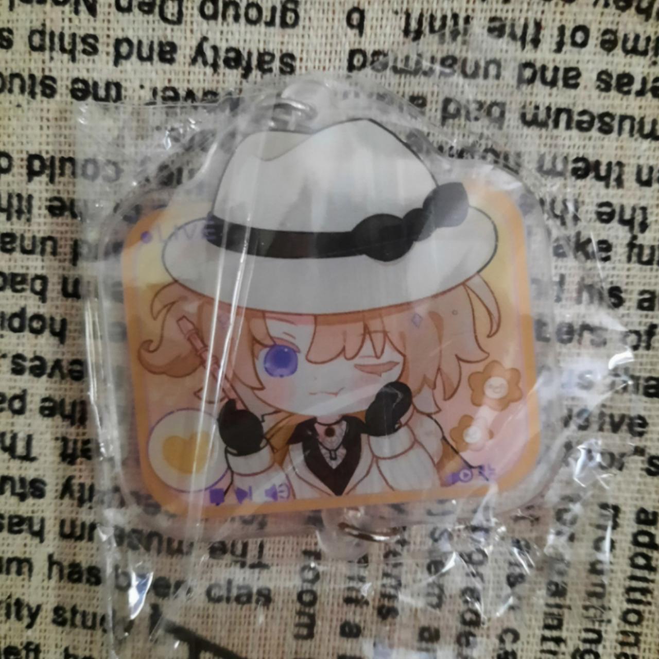 new doujinshi keychain of vtuber luca kaneshiro from... - Depop
