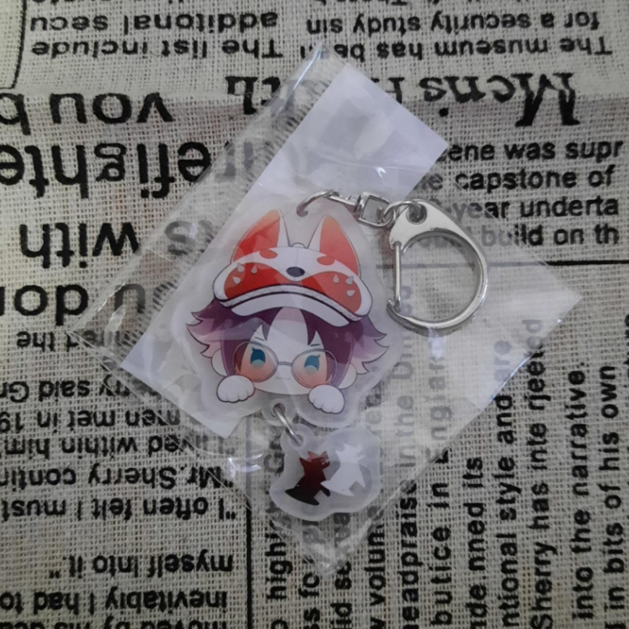 nijisanji en mysta rias keychain new doujinshi... - Depop