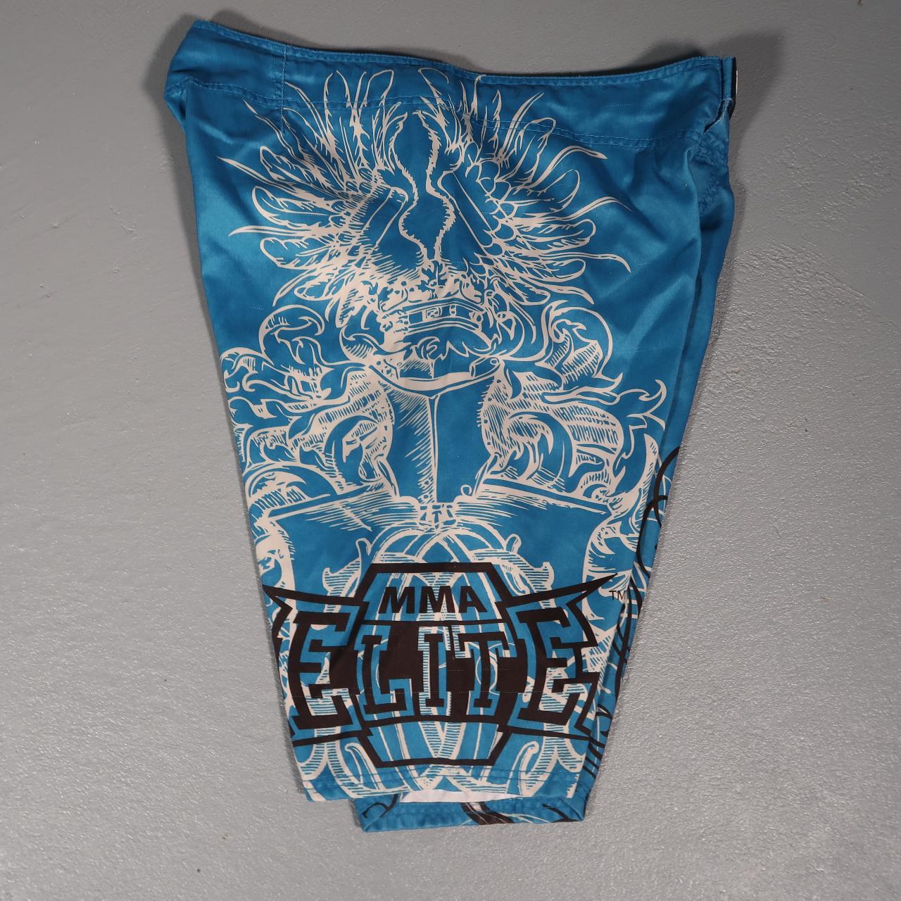 MMA Elite Shorts/Swim Trunks Skulls Emo Design... - Depop