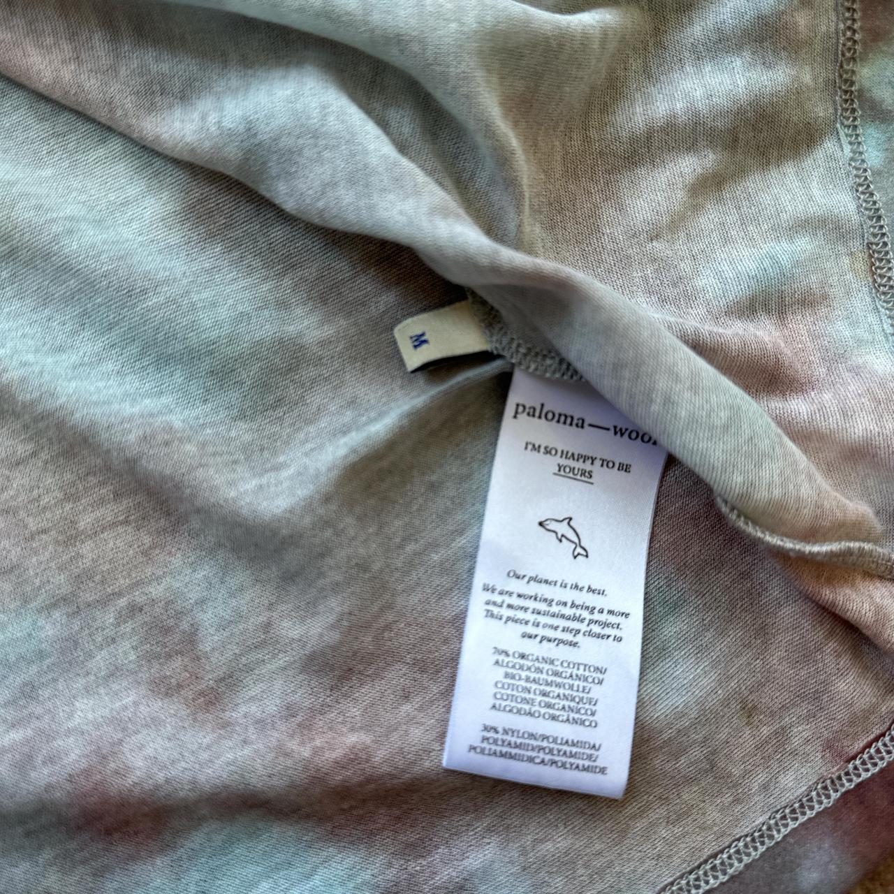 Paloma Wool abstract long sleeve top with snap... - Depop