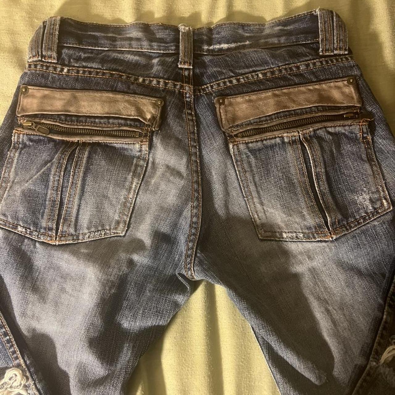 PPFM Distressed Denim Worn Once (Basically new,... - Depop
