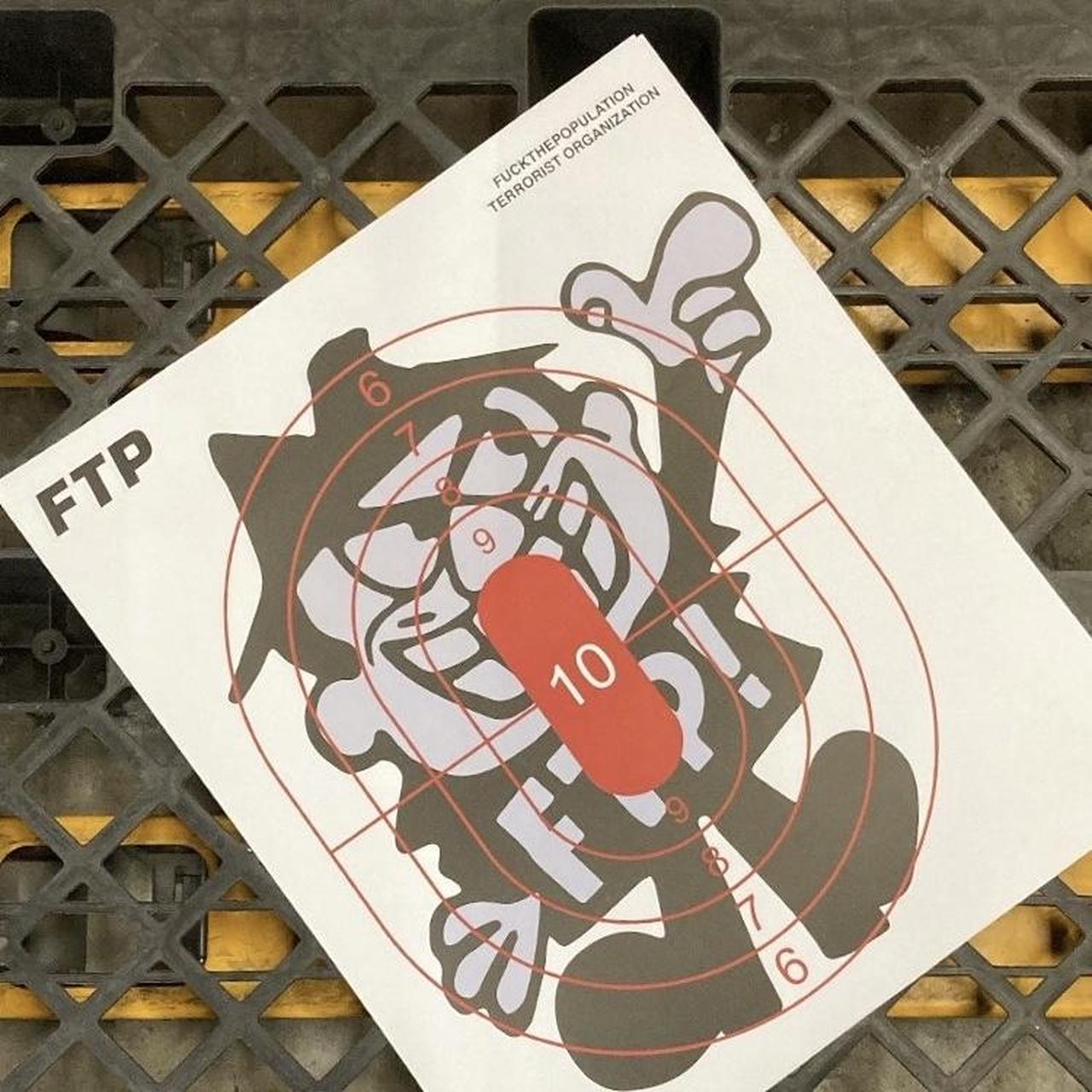 FTP BORIS SHOOTING TARGET SHIPPED IN POSTER MAILING... - Depop