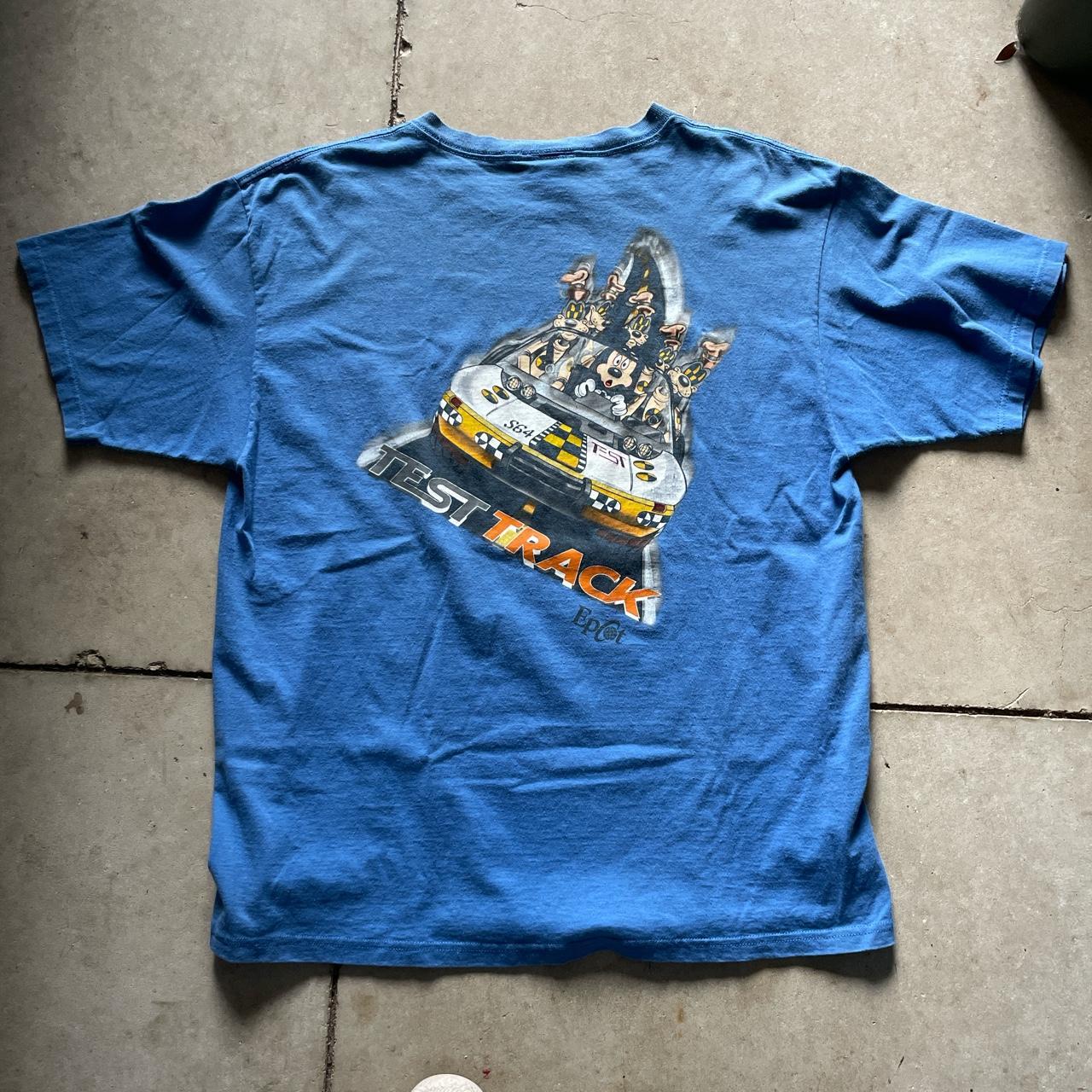 2000s disney test track epcot tshirt size... - Depop