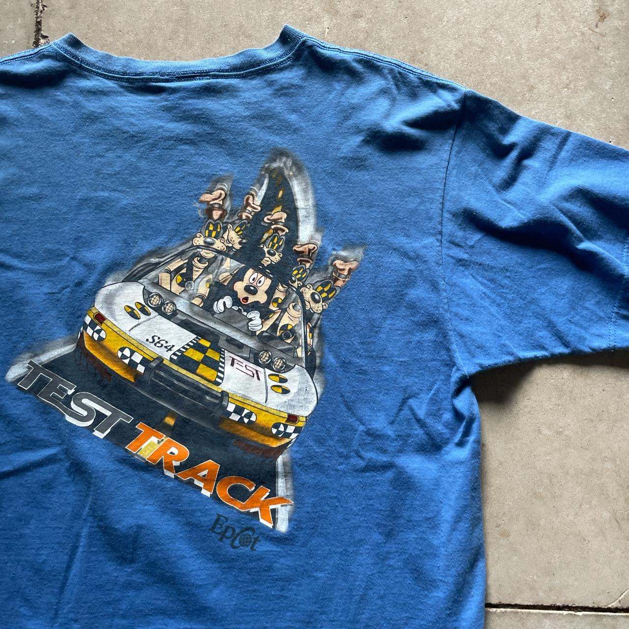 2000s disney test track epcot tshirt size... - Depop