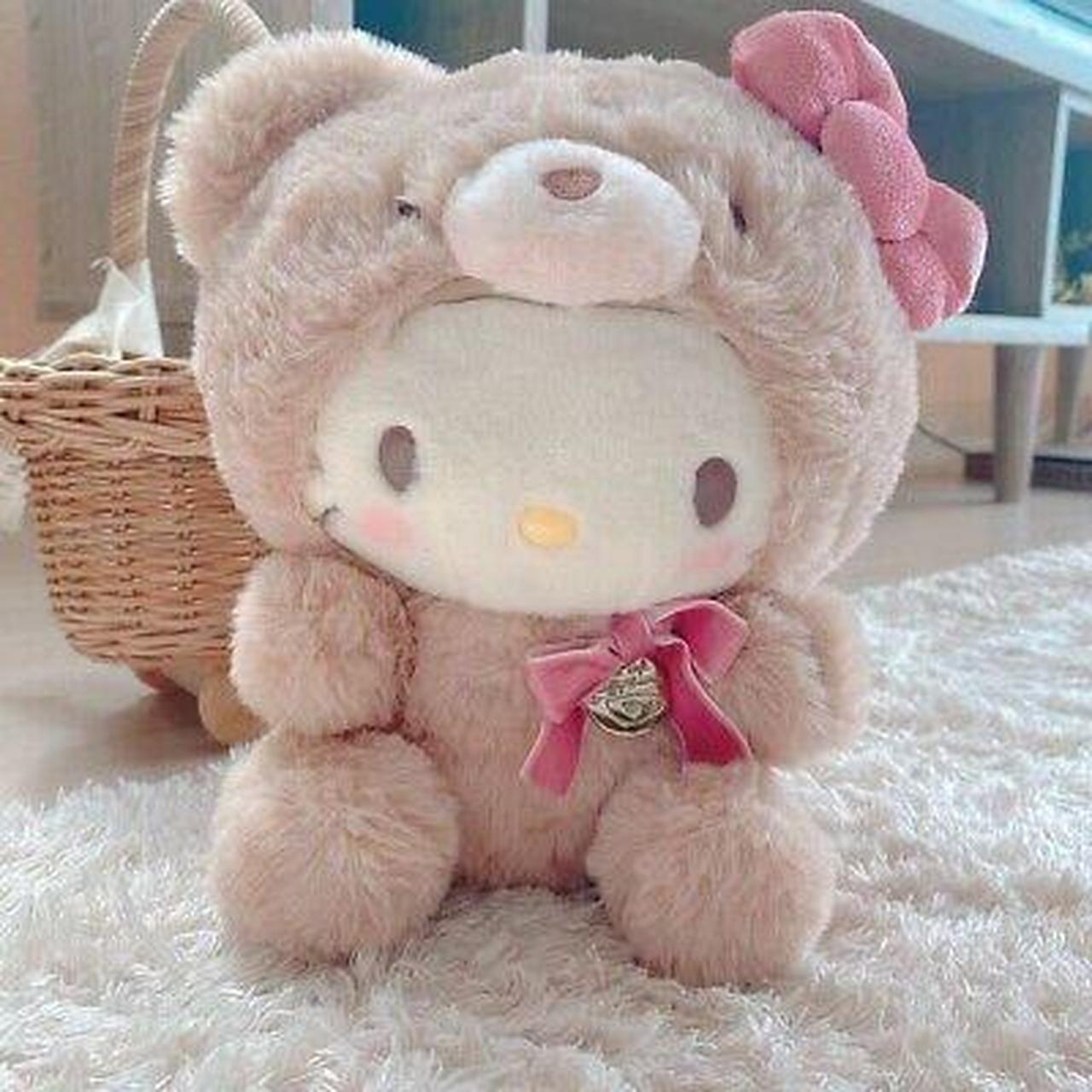 Sanrio latte kuma hello kitty bear plush SHIPS FROM... - Depop