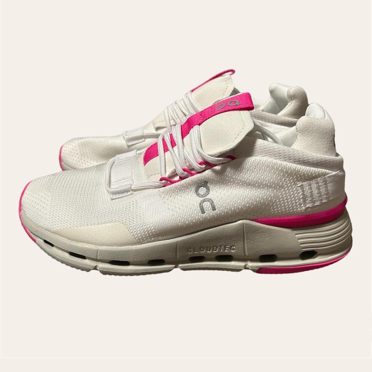 On Clouds / On Running Cloudnova pink Barbie... - Depop