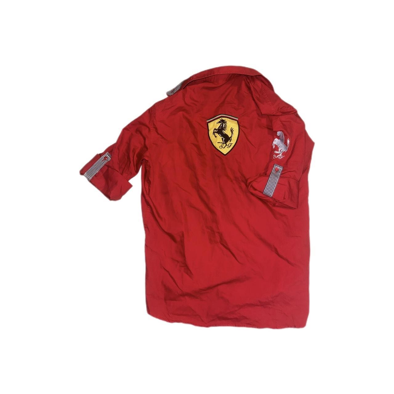 Vintage Ferrari x Polo Team Collab Patchwork Retro... - Depop