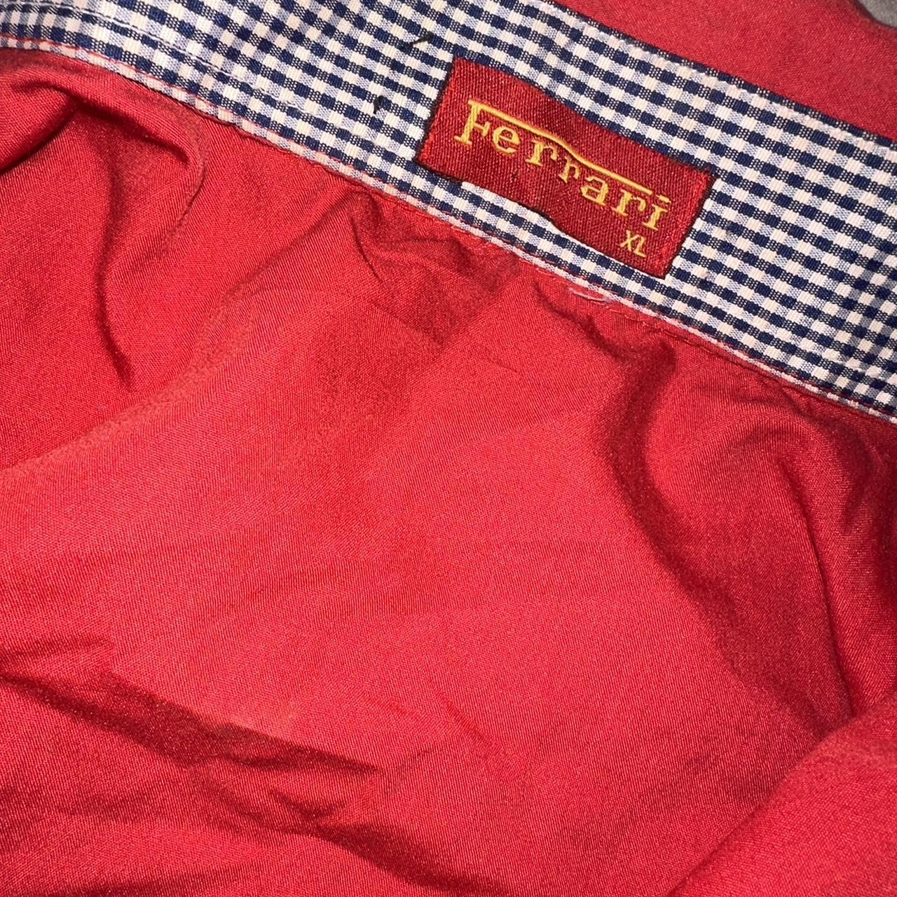 Vintage Ferrari x Polo Team Collab Patchwork Retro... - Depop