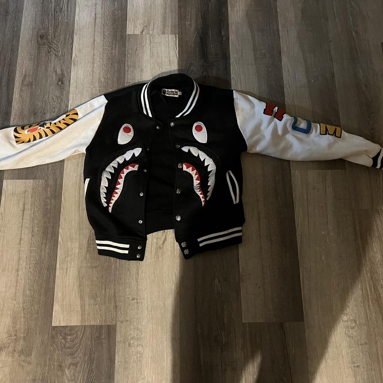 Bape varsity jacket - Depop