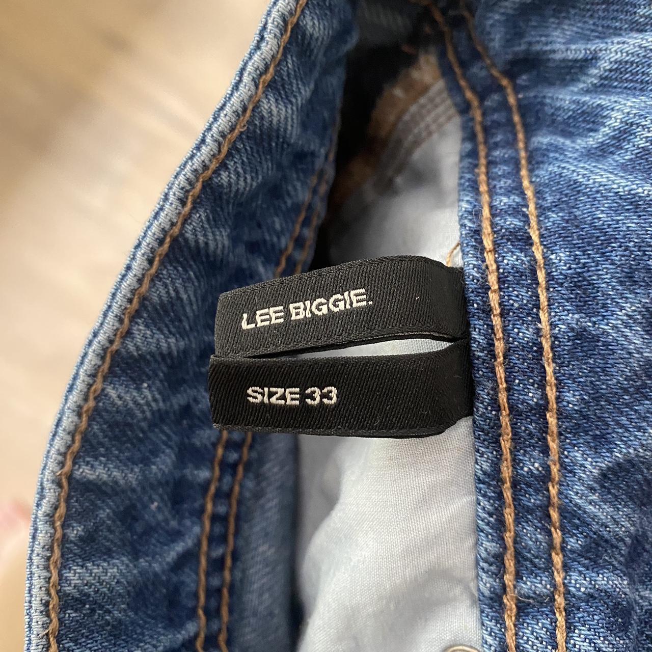 Lee ‘Biggie’ double knee baggy jeans 33 waist, 32... - Depop