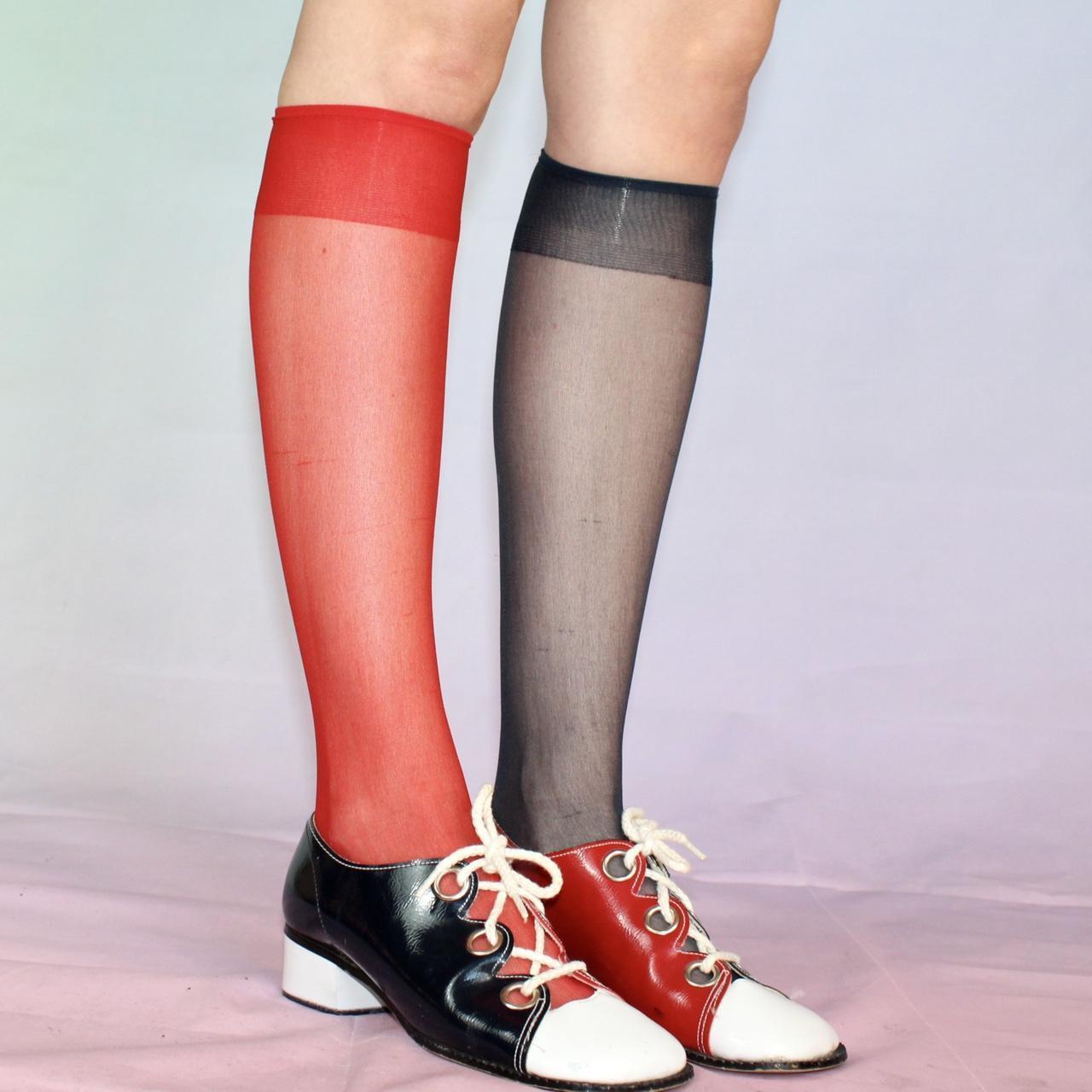 60s mod shoes 📀 Vintage 1960s 📀 Shiny red white and... - Depop