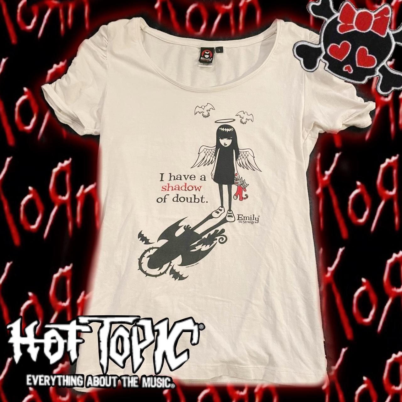 Vintage Emily the Strange graphic tee🕷️ Cute 2000s... | Depop