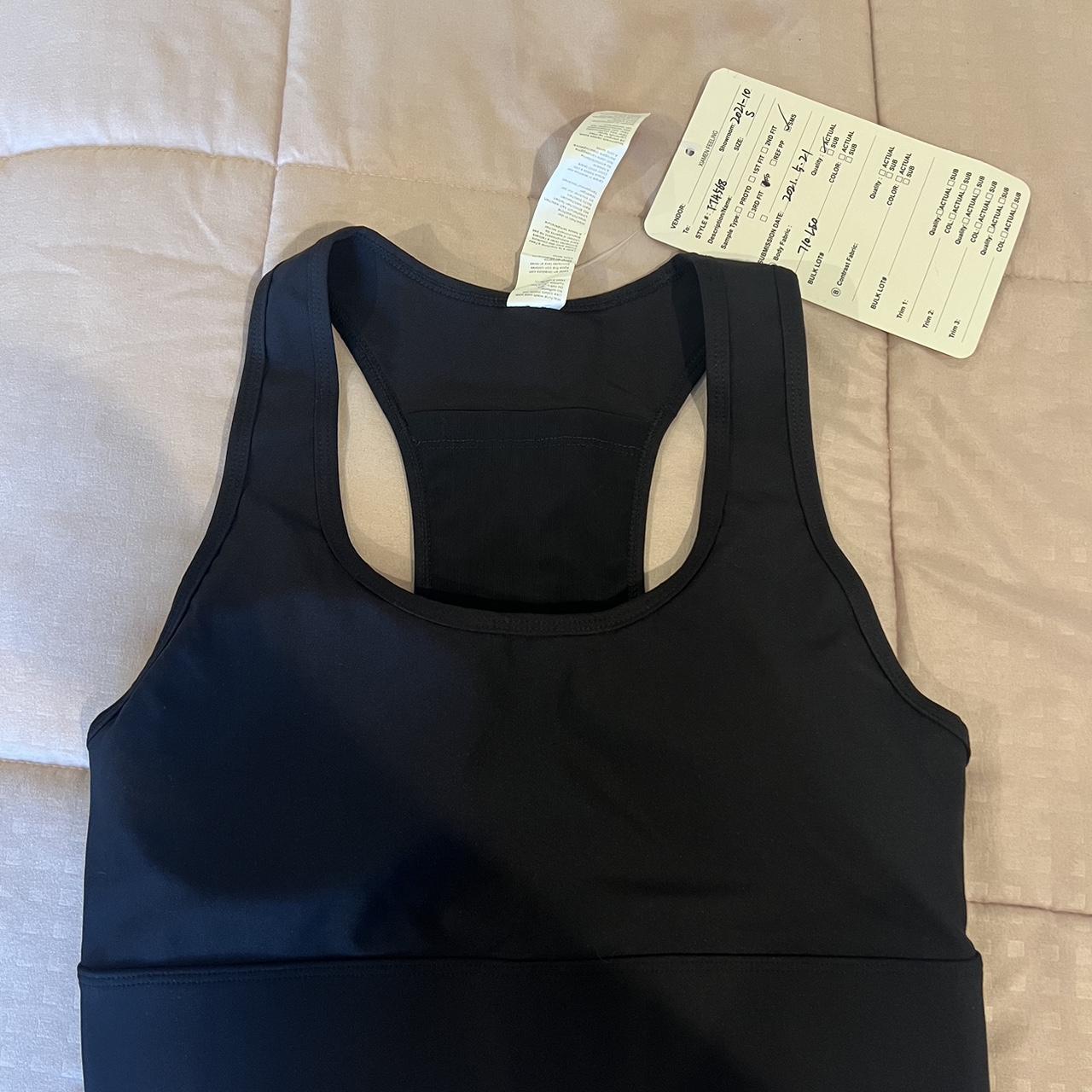 black fabletics sports bra with tags! brand new! - Depop