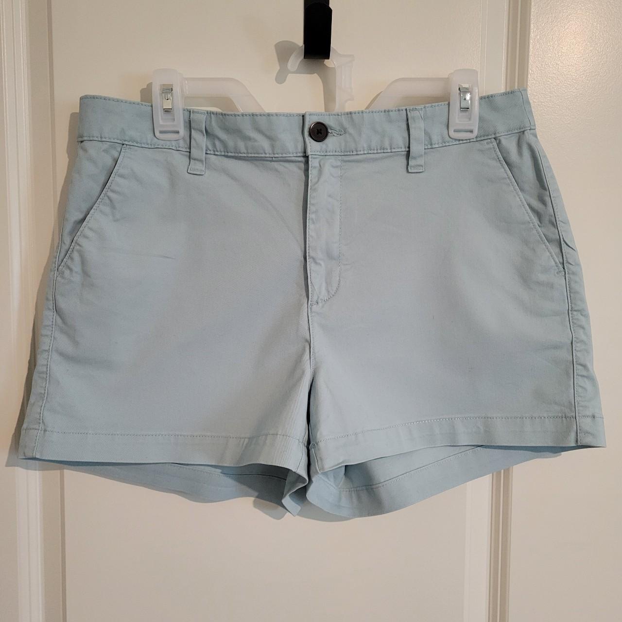 A New Day Pale Blue Stretch Shorts! Size:... - Depop