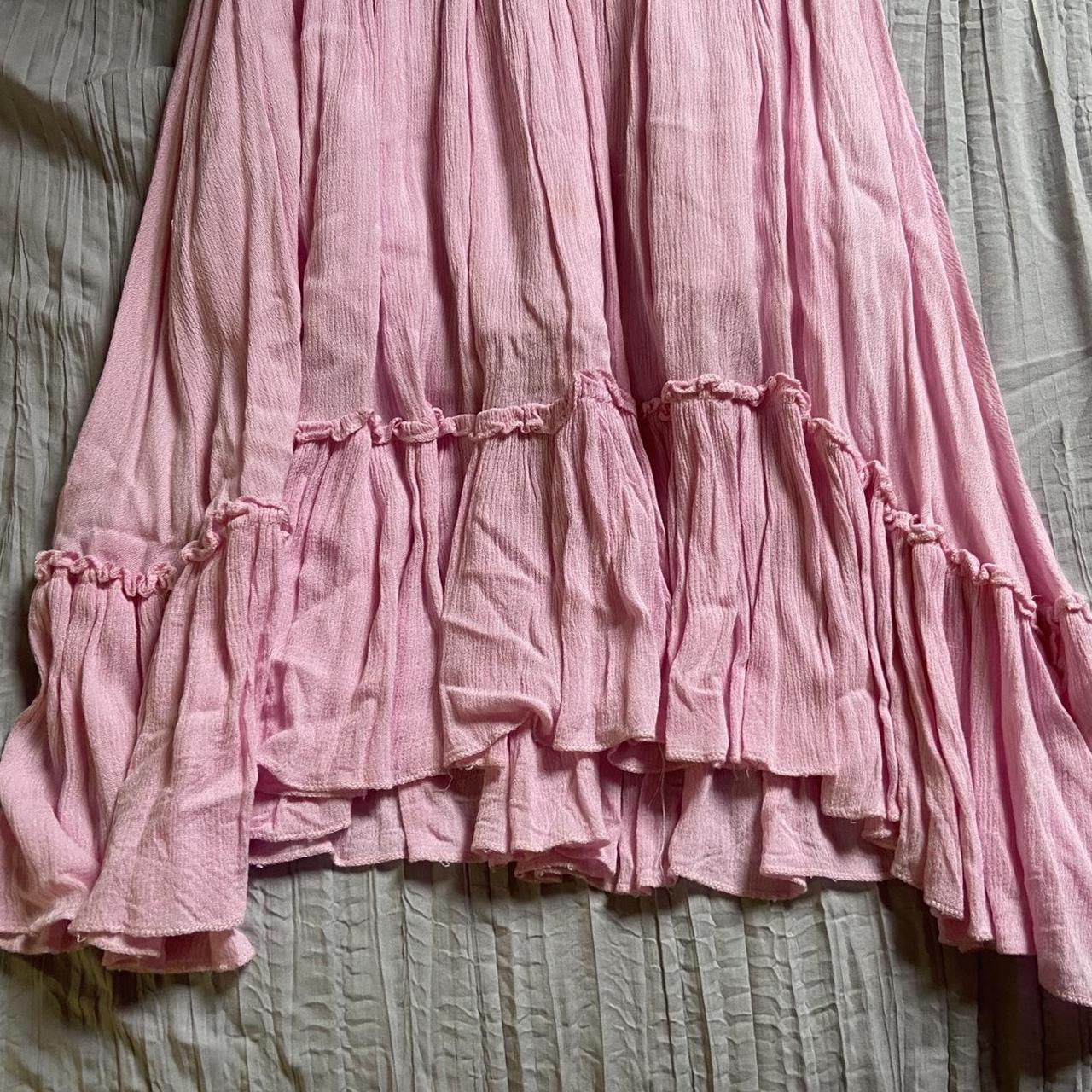 Light Pink Cottage Core Fairy dress *no tag*... - Depop