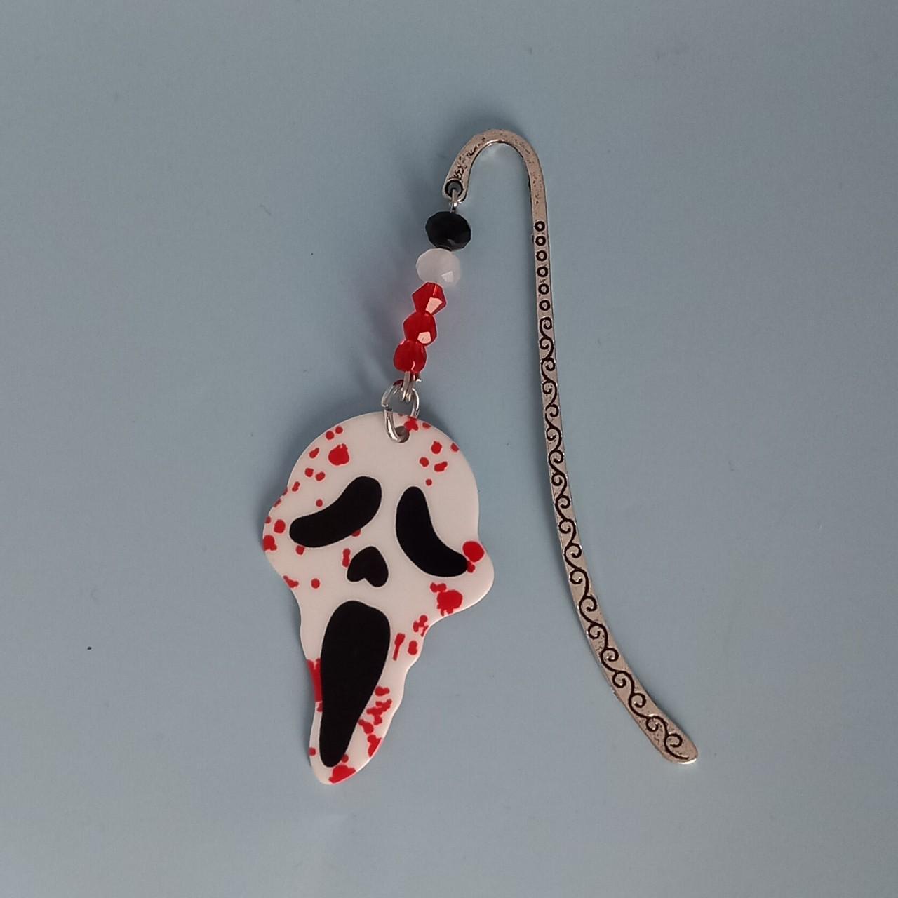 Scream Ghostface blood mask bookmark If you're a... - Depop