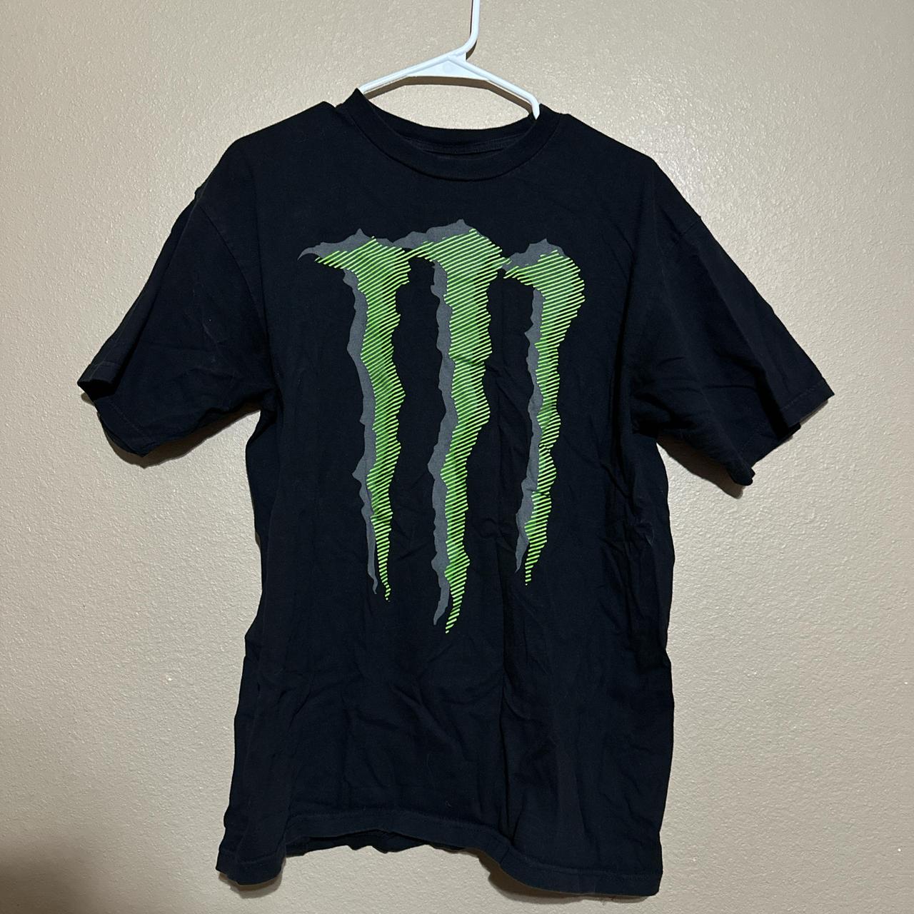 Monster Energy T-shirt size large black - Depop