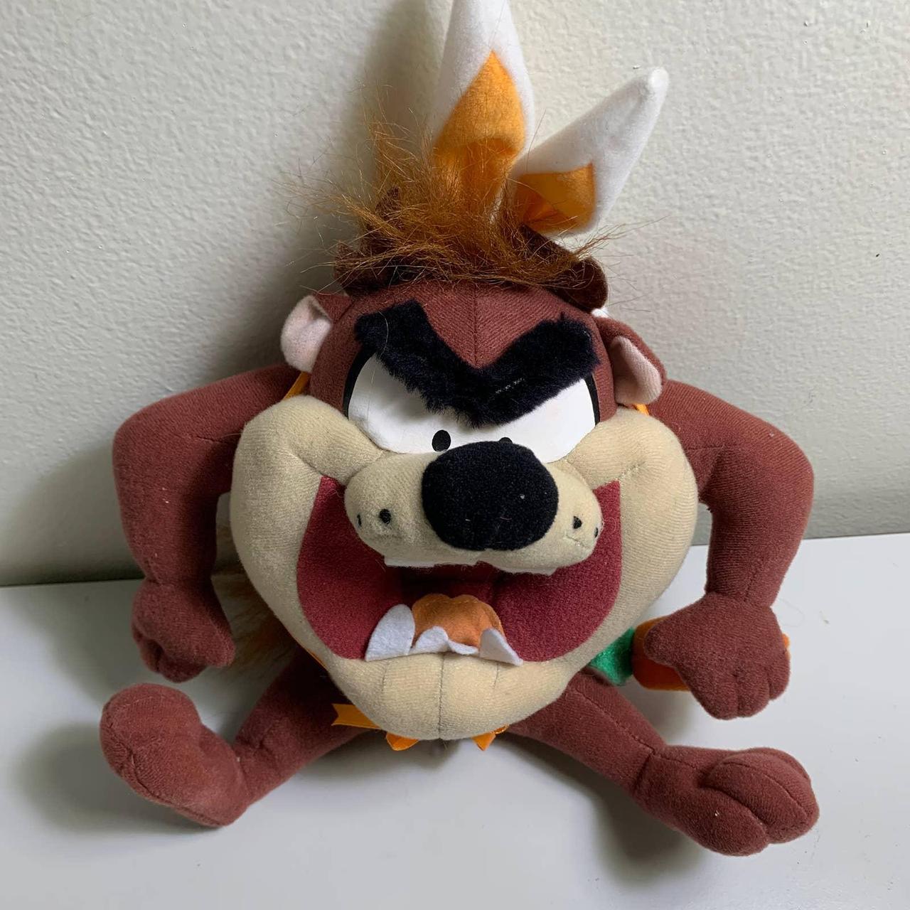 Vintage 10" Looney Tunes Tasmanian Devil Taz Plush... - Depop