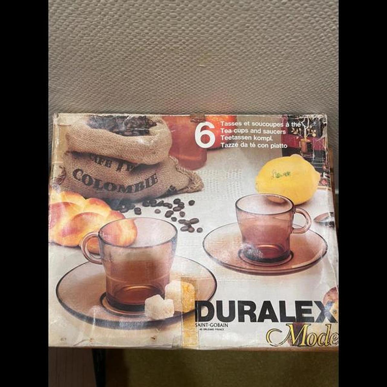 1970s duralex set in original box with some original... | Depop