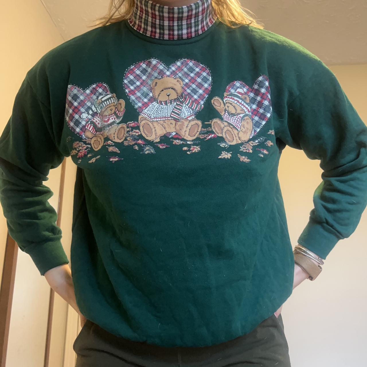 Christmas sweater wi the turtleneck Vintage... - Depop