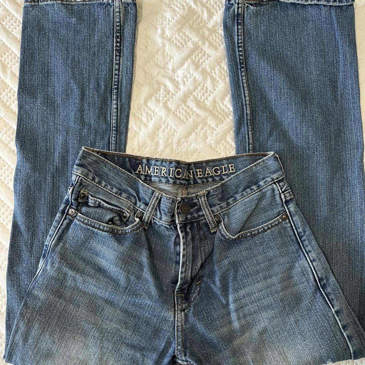 Vintage american eagle jeans straight leg perfect... - Depop