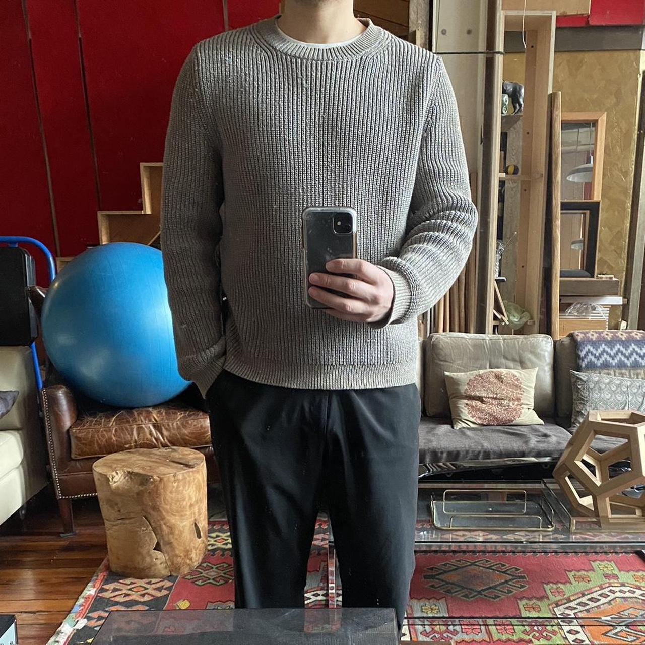 Large Cos structured knit sweater. Extremely high... - Depop