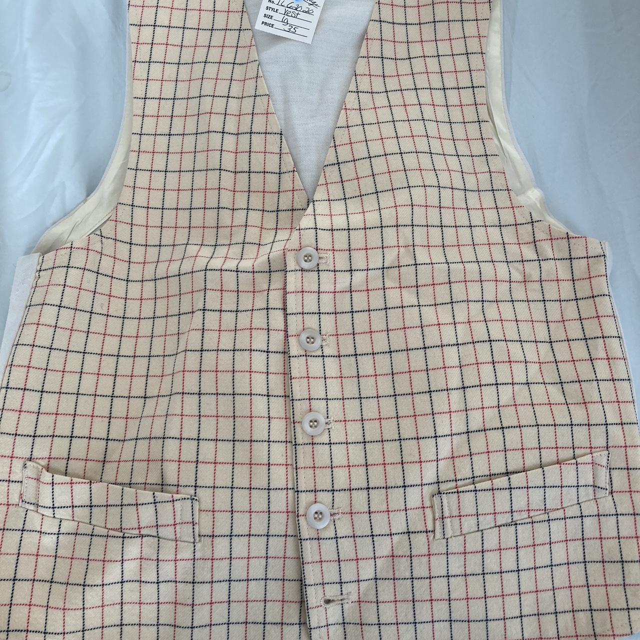 funky grandpa vest- wool - Depop