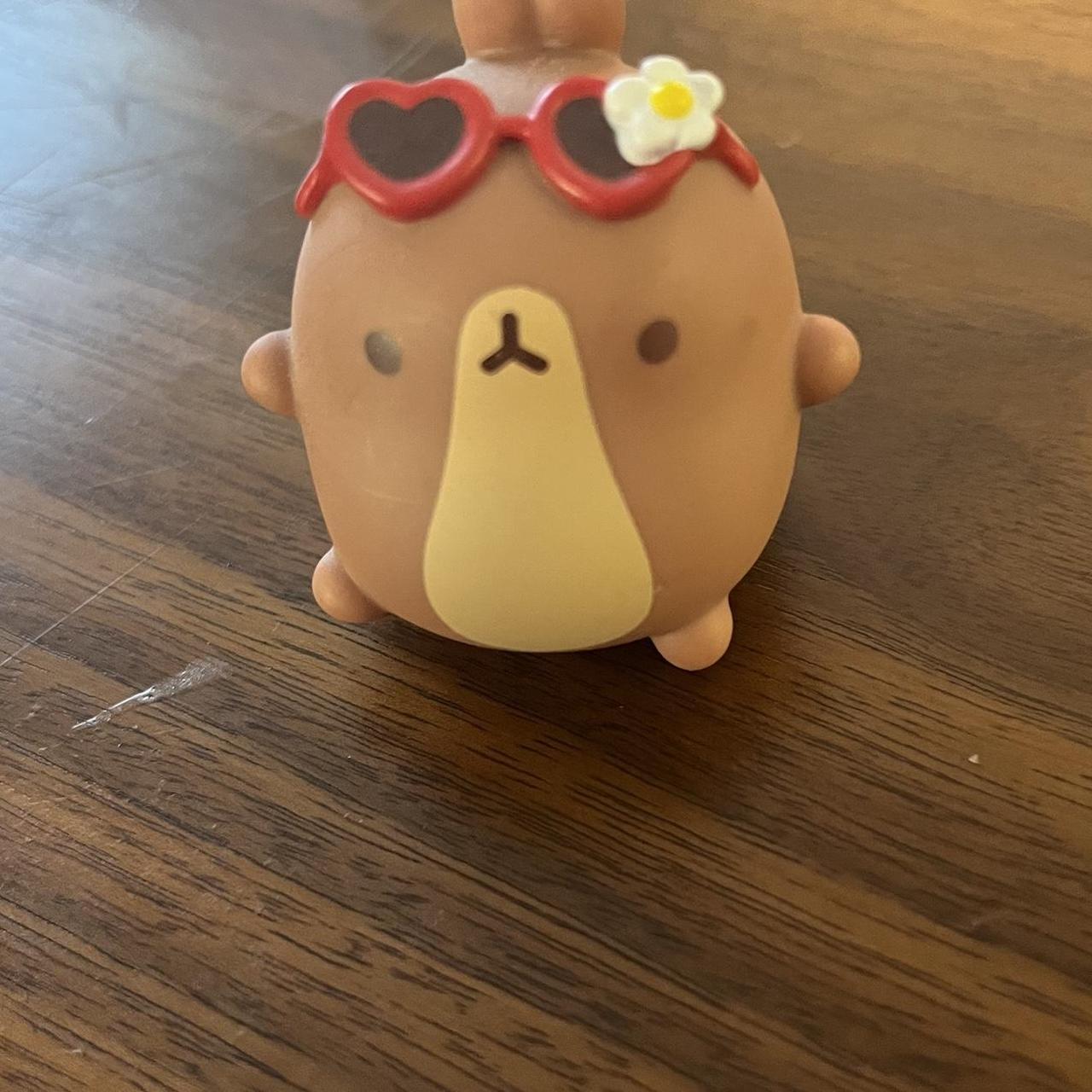 tan molang beach sunglasses bunny figure, purchased... | Depop