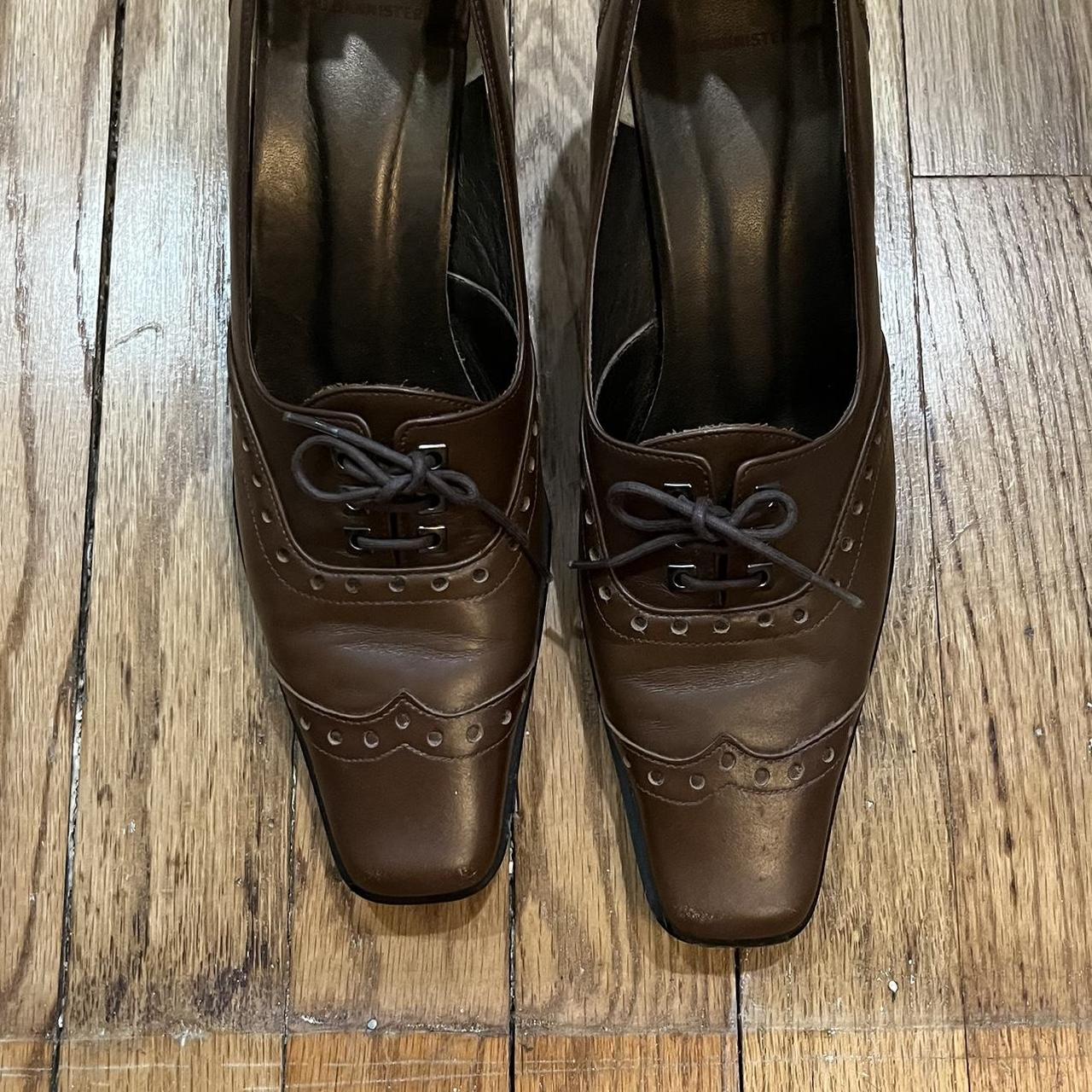 iconic prada miu miu 90s 1999 inspired brown leather... | Depop