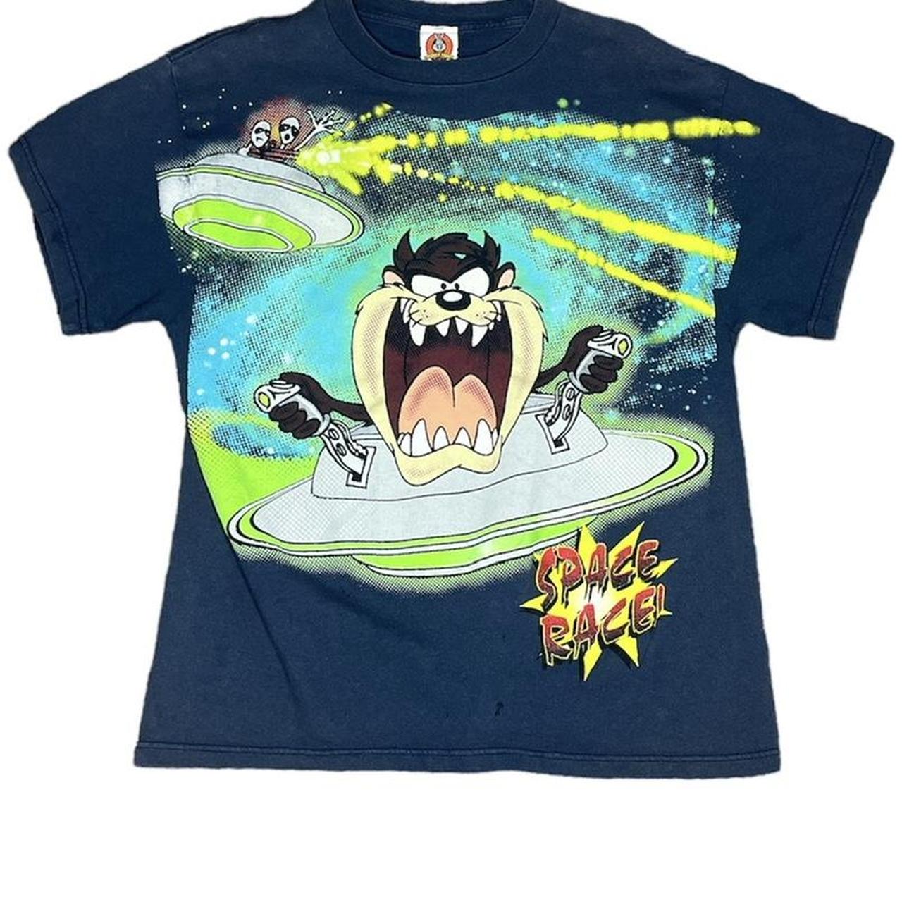 This Taz print is crazy! Originally I thought it was... - Depop