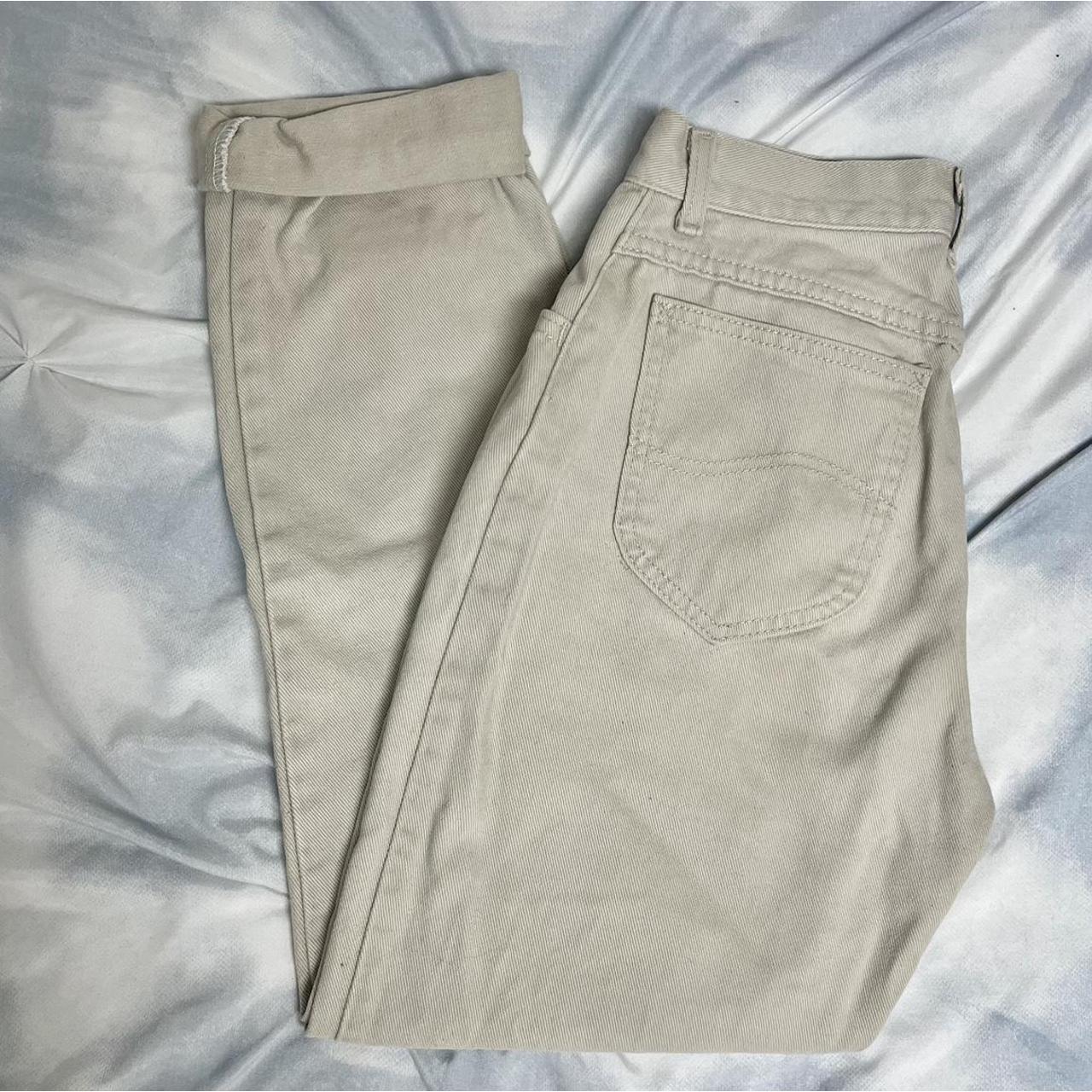 Lee’s vintage light cream pants Thrifted in europe!... - Depop